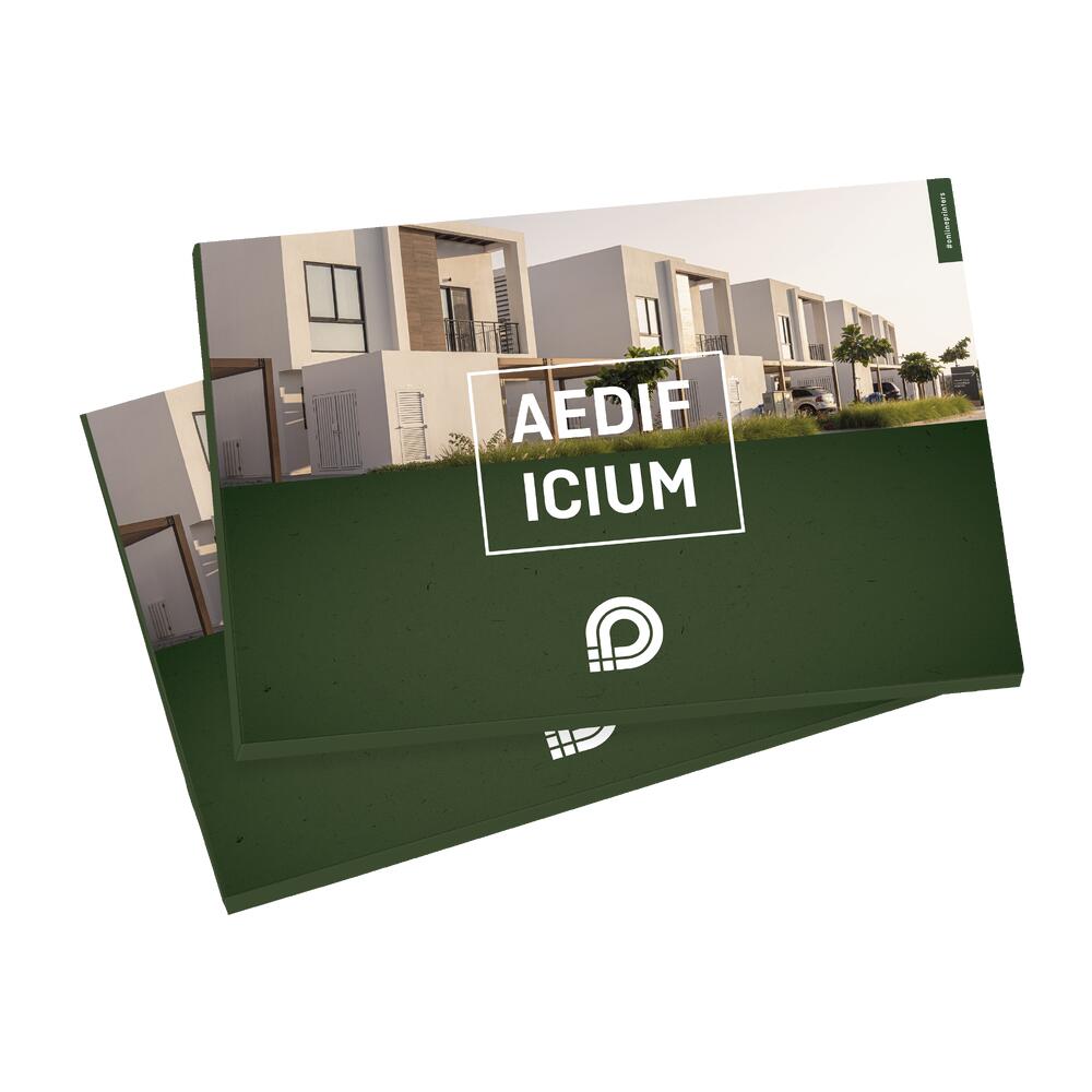 Trycka mappar med förslutningsflik ensidig för A4