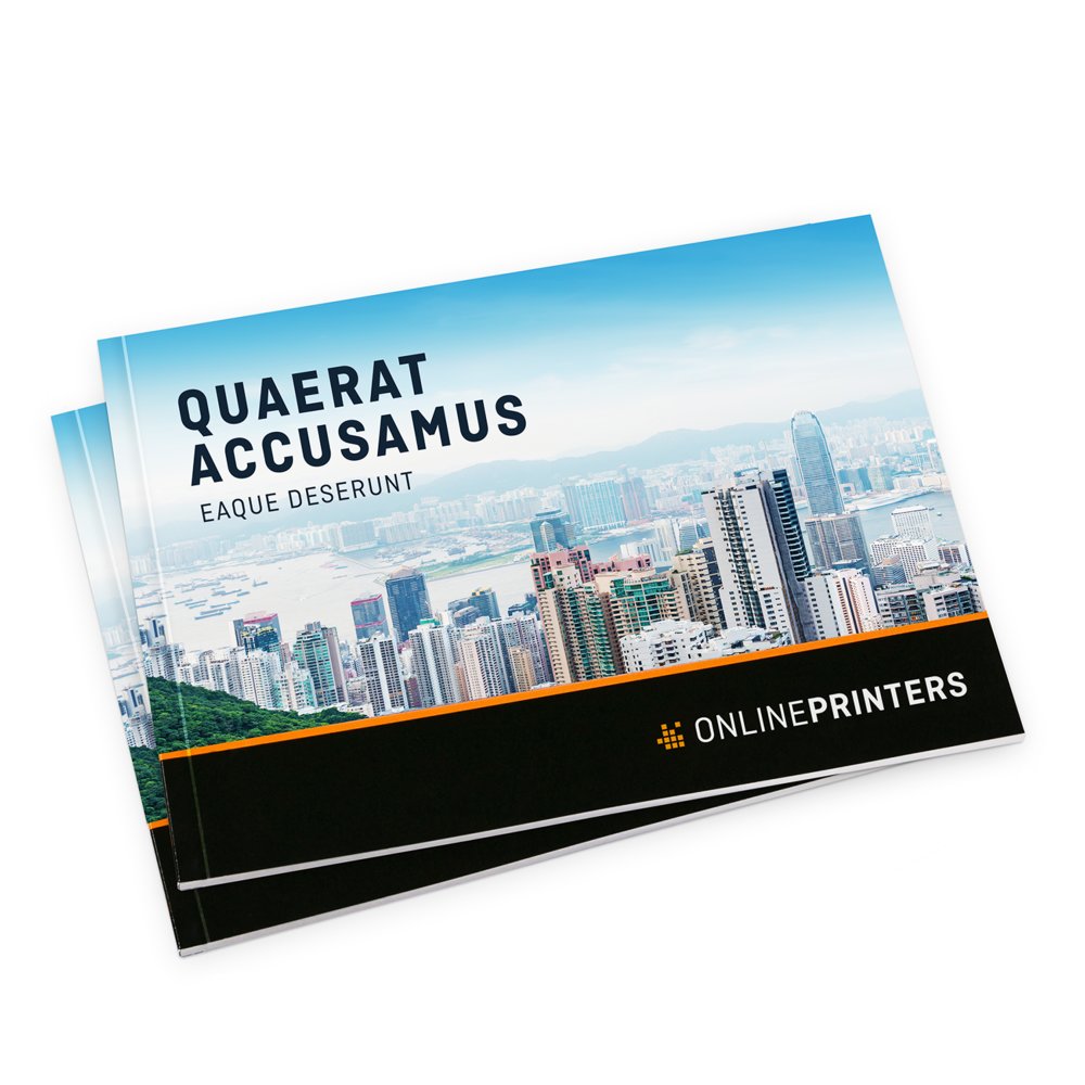 Kataloger, limbindning, 24 x 17 cm, liggande format, 24 x 17 cm hos Onlineprinters