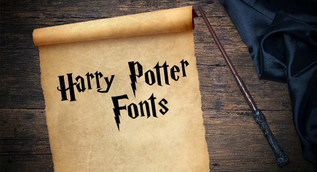 Harry Potter font Magisk Font F r Nedladdning